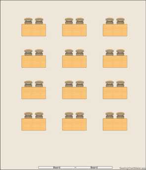 Classroom Seating Chart Templates (Editable)
