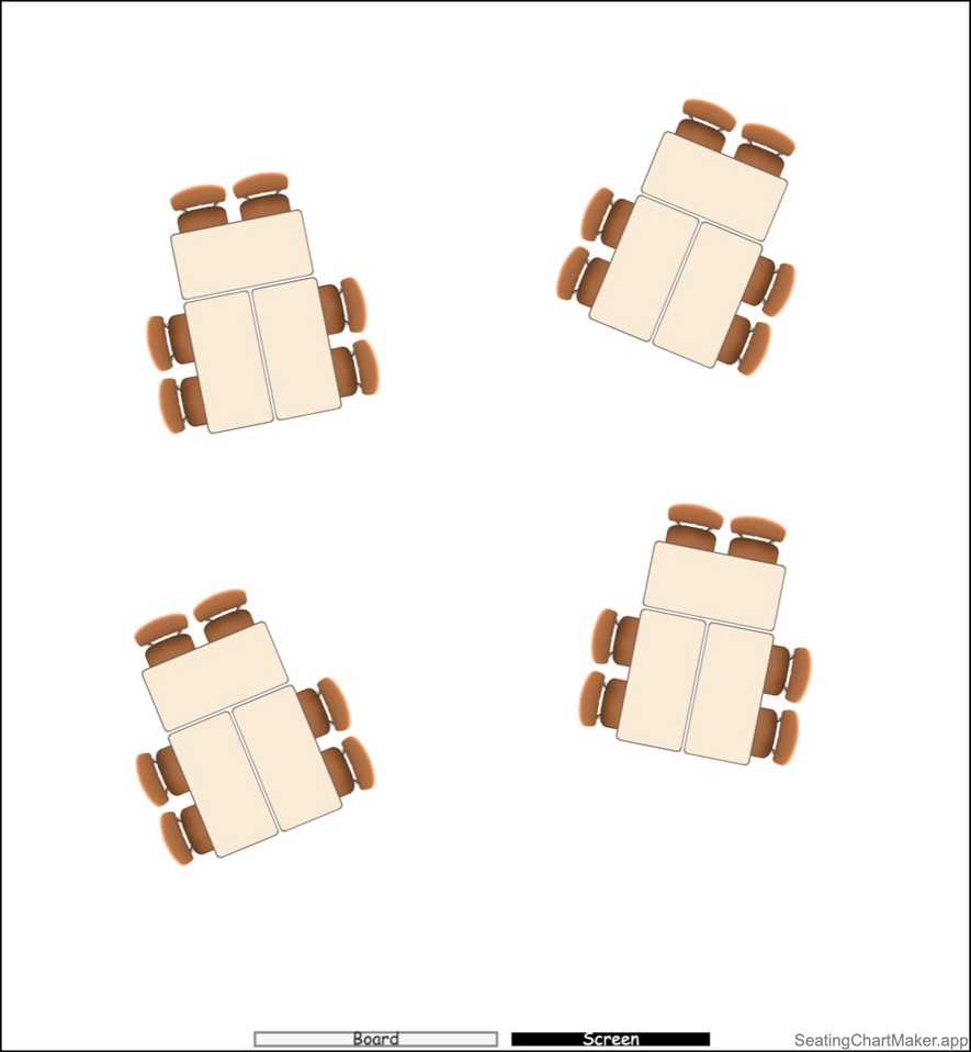 Classroom Seating Chart Templates (Editable)