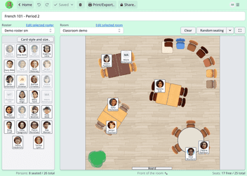 Seating Chart Maker | Generate Classroom Seating Plans