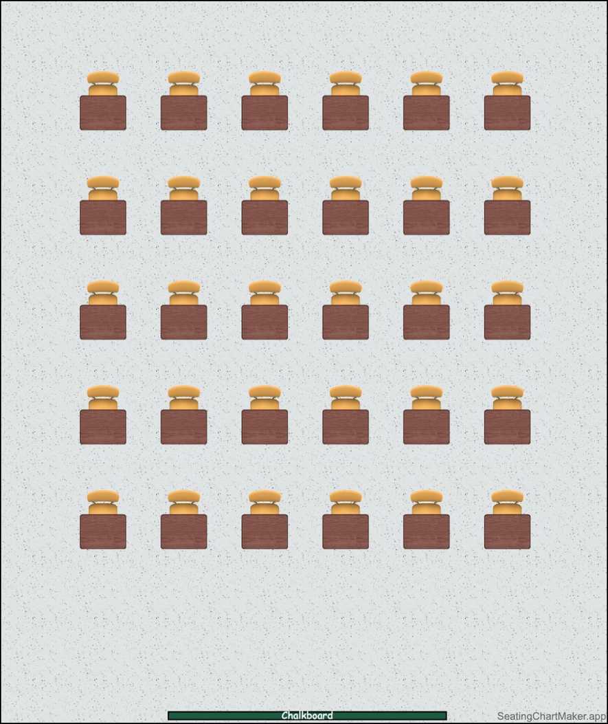 Classroom Seating Chart Templates (Editable)