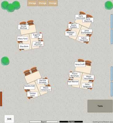 Seating Chart Maker | Generate Classroom Seating Plans
