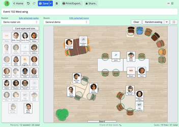 Seating Chart Maker | Sketch, Set, Sit — Plan Online